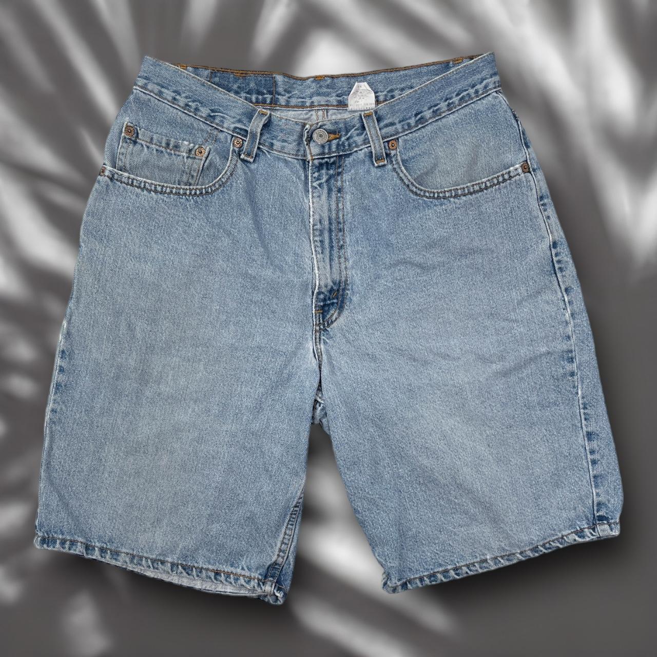 30” waist 90s levi jorts. Preloved, minor... - Depop