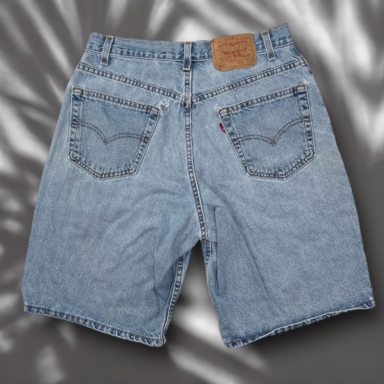 30” waist 90s levi jorts. Preloved, minor... - Depop