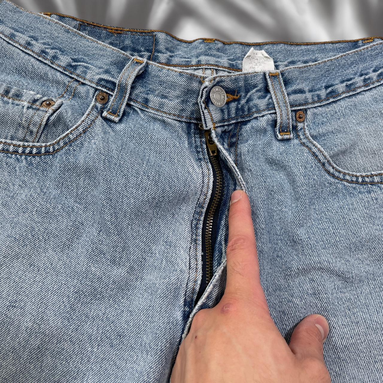 30” waist 90s levi jorts. Preloved, minor... - Depop