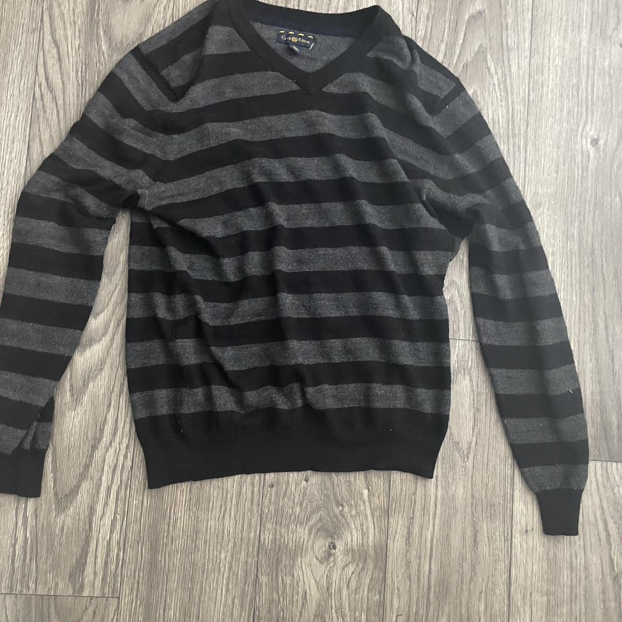 Black and grey sweater - Depop