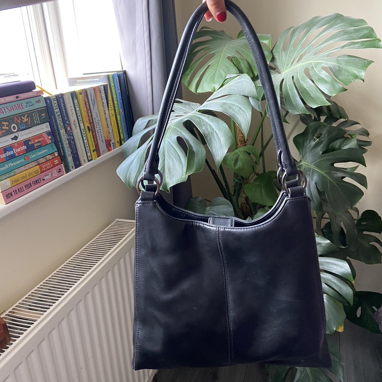 Vintage leather Next shoulder bag! Gorgeous shape,... - Depop