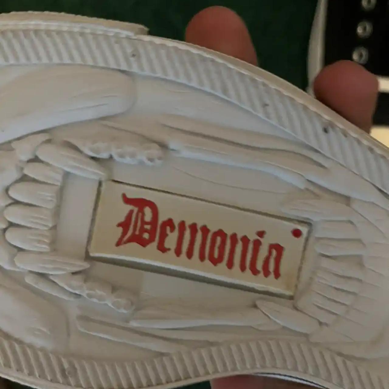 00s Rare Demonia Deviant-01 Men 6 Women 8 Y2K This... - Depop