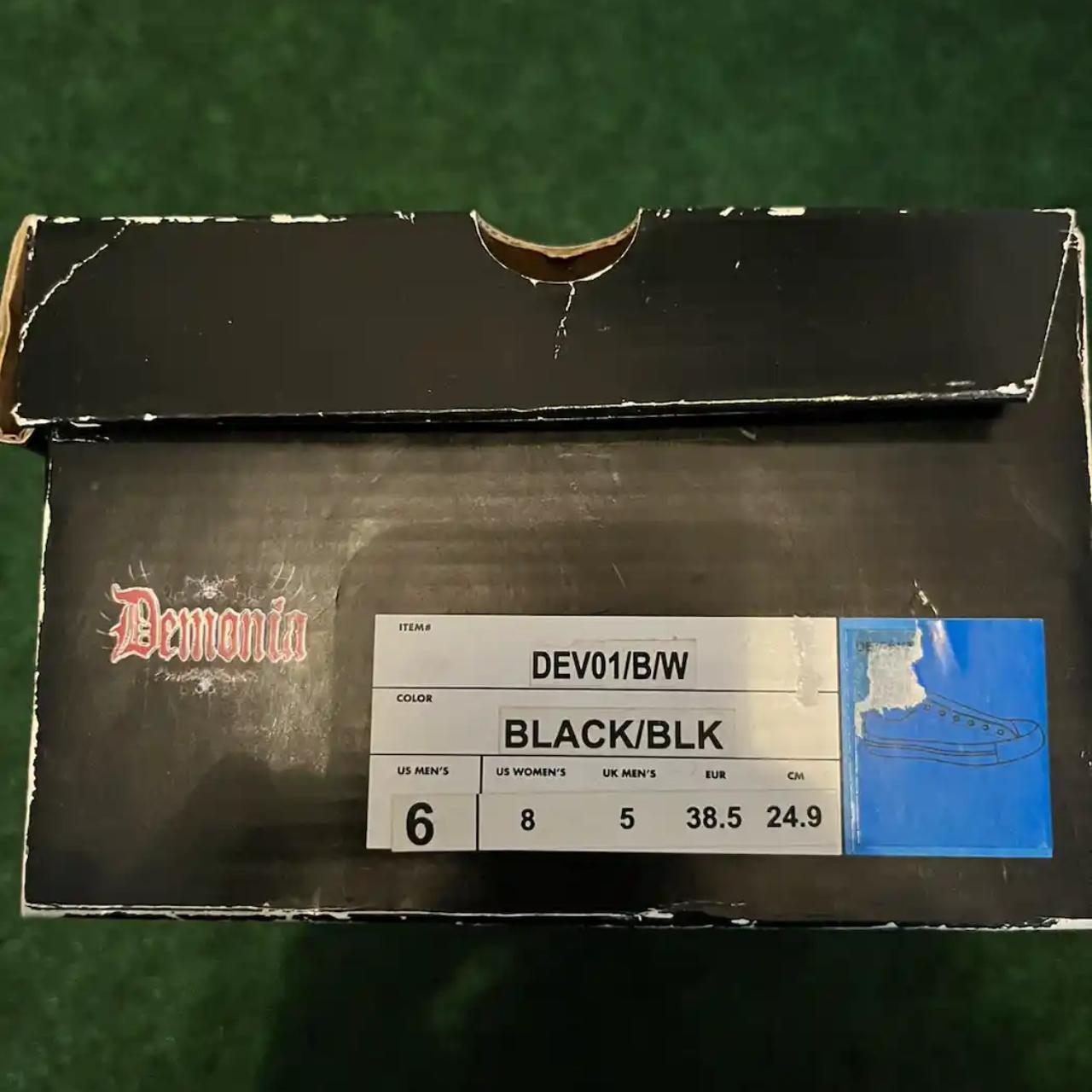 00s Rare Demonia Deviant-01 Men 6 Women 8 Y2K This... - Depop