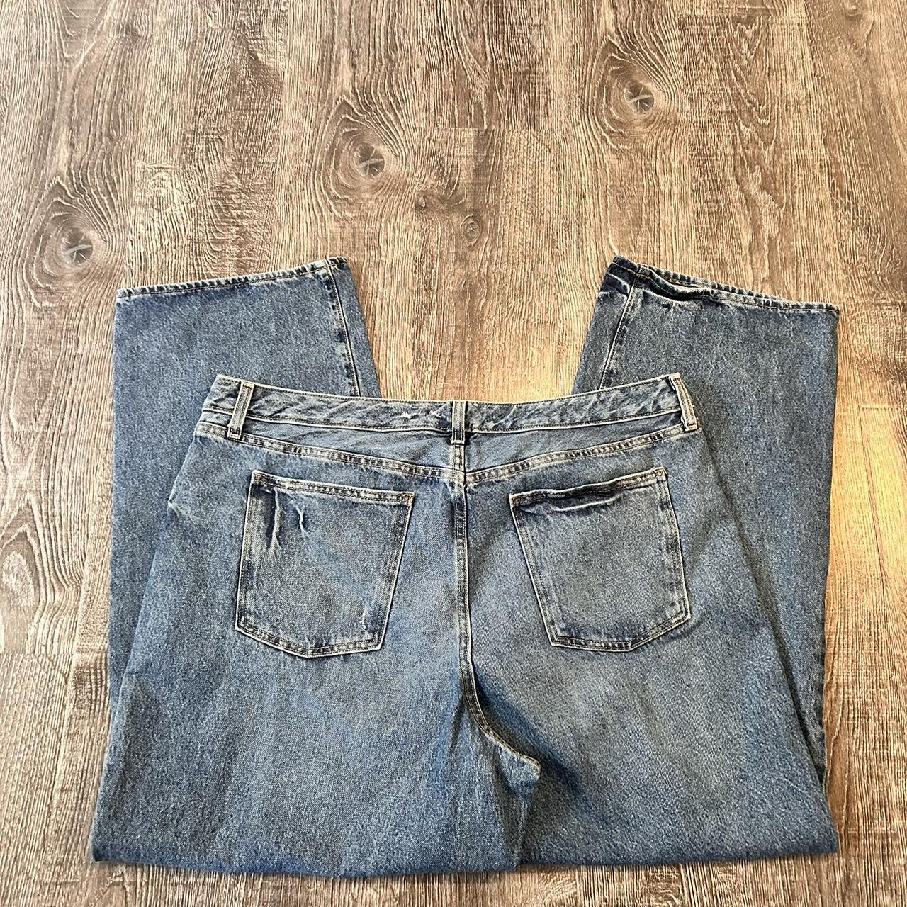 Wide jeans -baggy asf -size 38x30( reference I am... - Depop