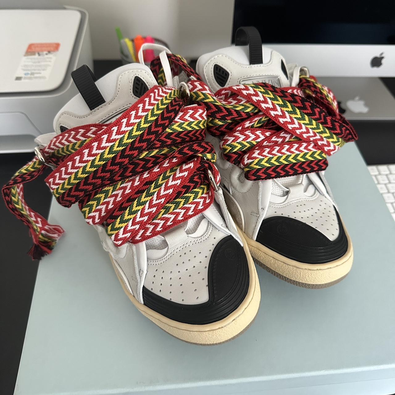 Lanvin Paris Curb Sneakers Comes with original... - Depop
