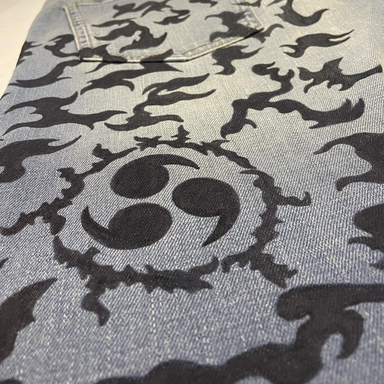 Sasuke Curse Mark custom Denim Jeans 🥷🏻 -... - Depop