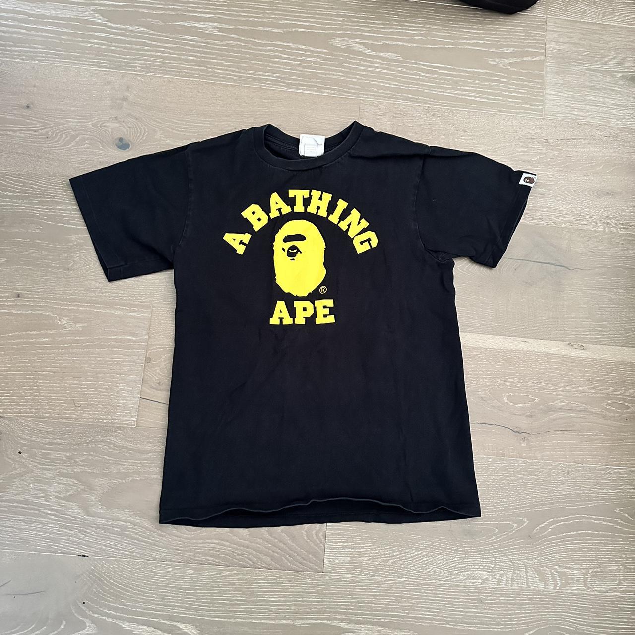 Navy Blue Bape Milo tee Size S No flaws Accepting... - Depop