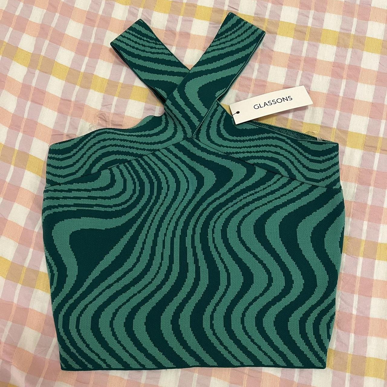 GLASSONS small top Brand new with tags 💚 #glassons... - Depop