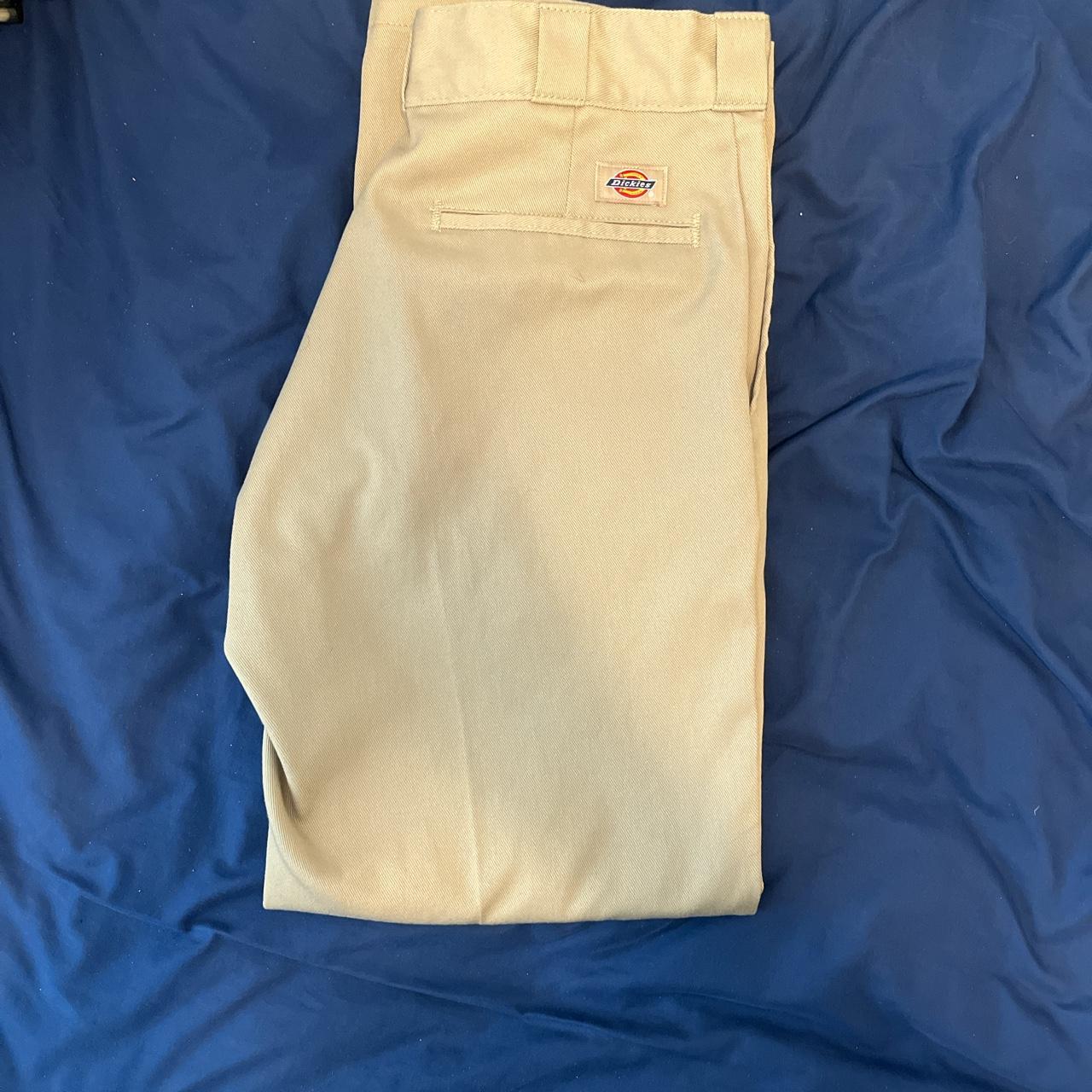Dickies 874 (khaki) no flaws worn once 32x30 - Depop