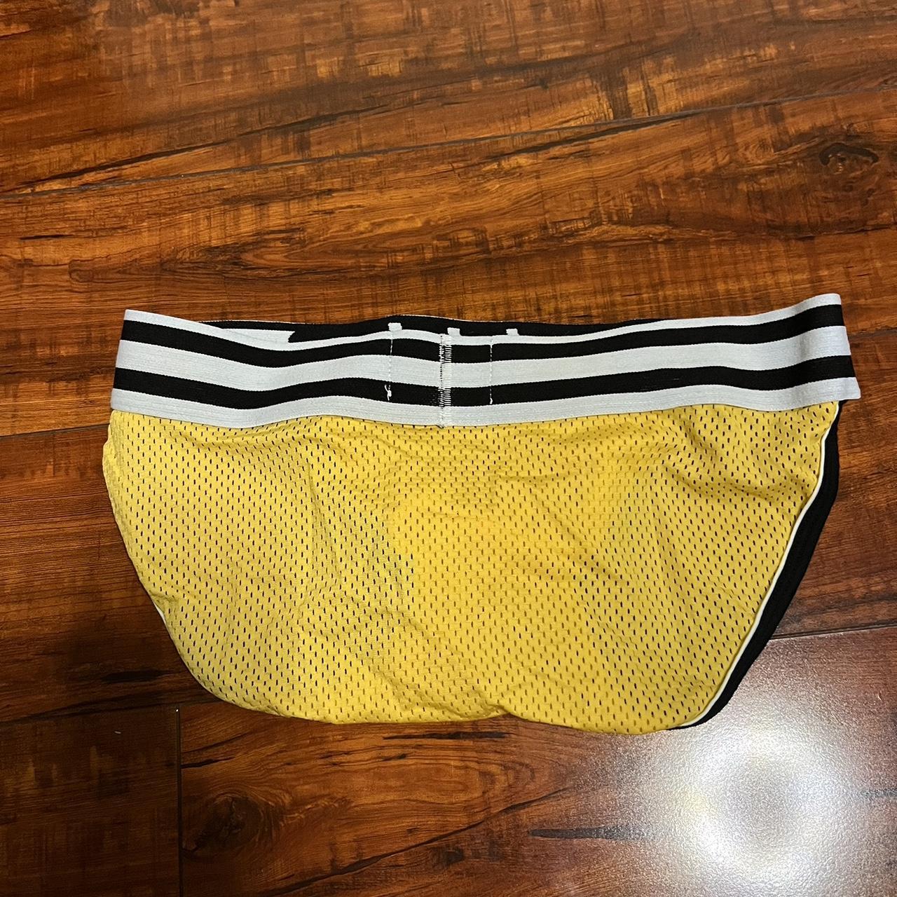 Men's Yellow Boxers-and-briefs | Depop