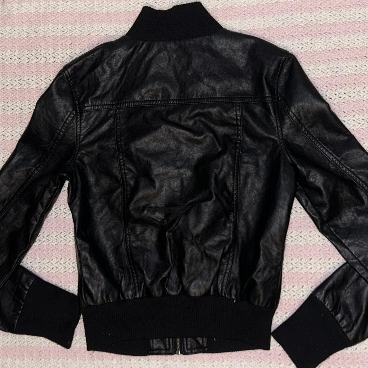 THRIFTED leather jacket | Paris Blues | Thrifted |... | Depop