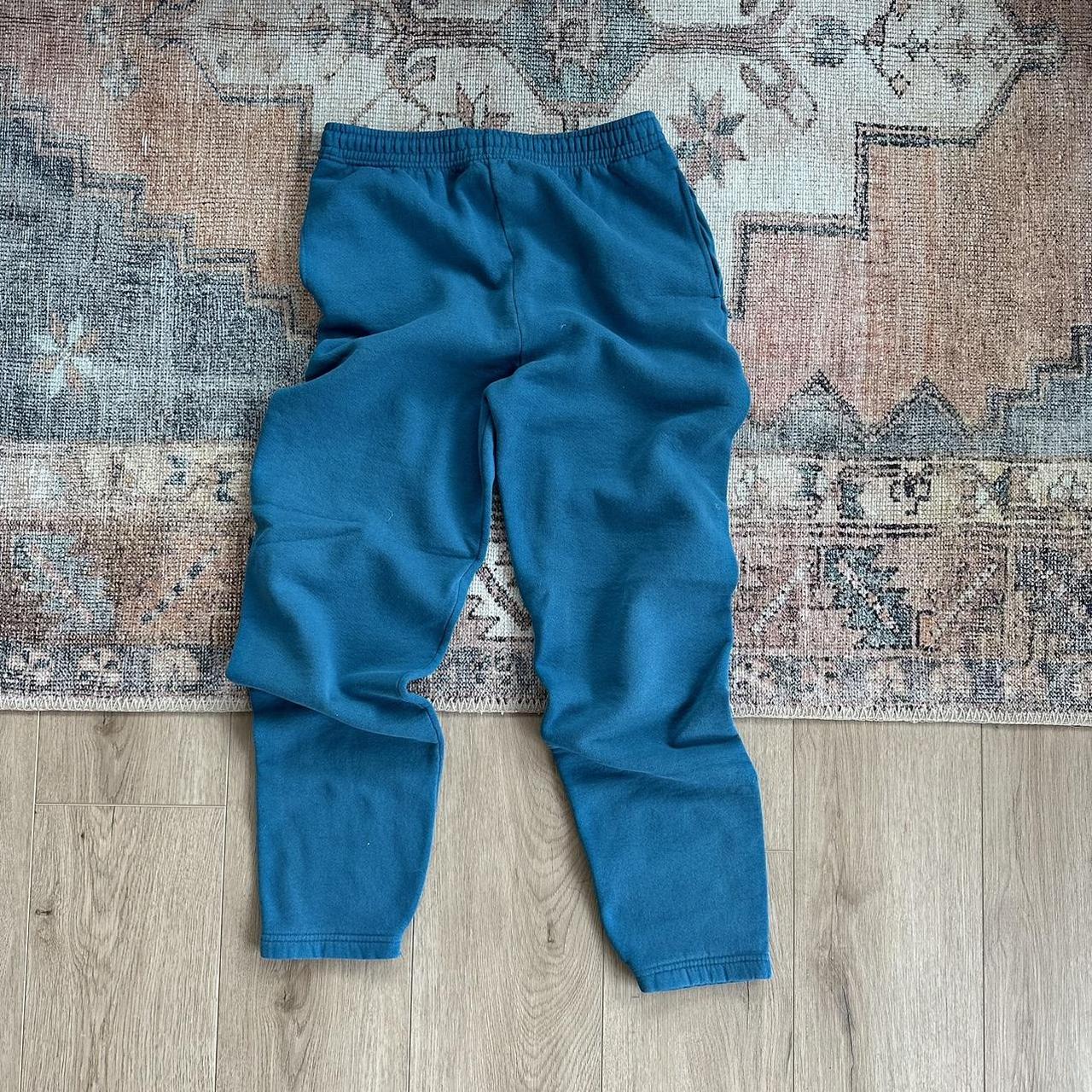 80’s teal sweatpants made in USA #vintage #sweats... - Depop
