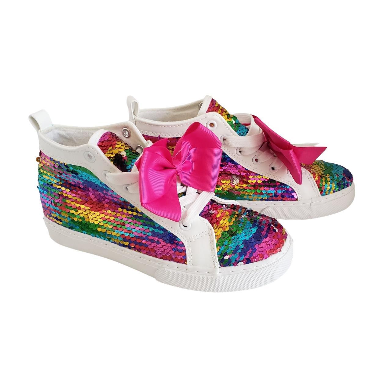 970 JoJo Siwa Girls High Top Sneakers Features: •... - Depop