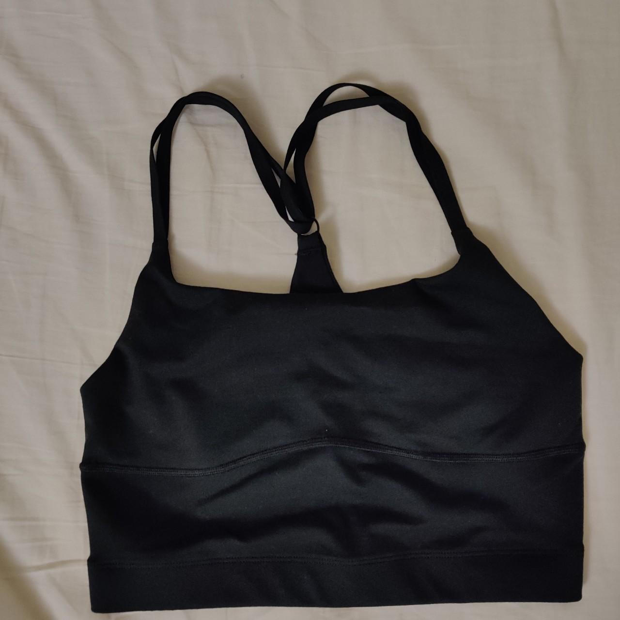 Outdoor voices flow crop top black S - Depop