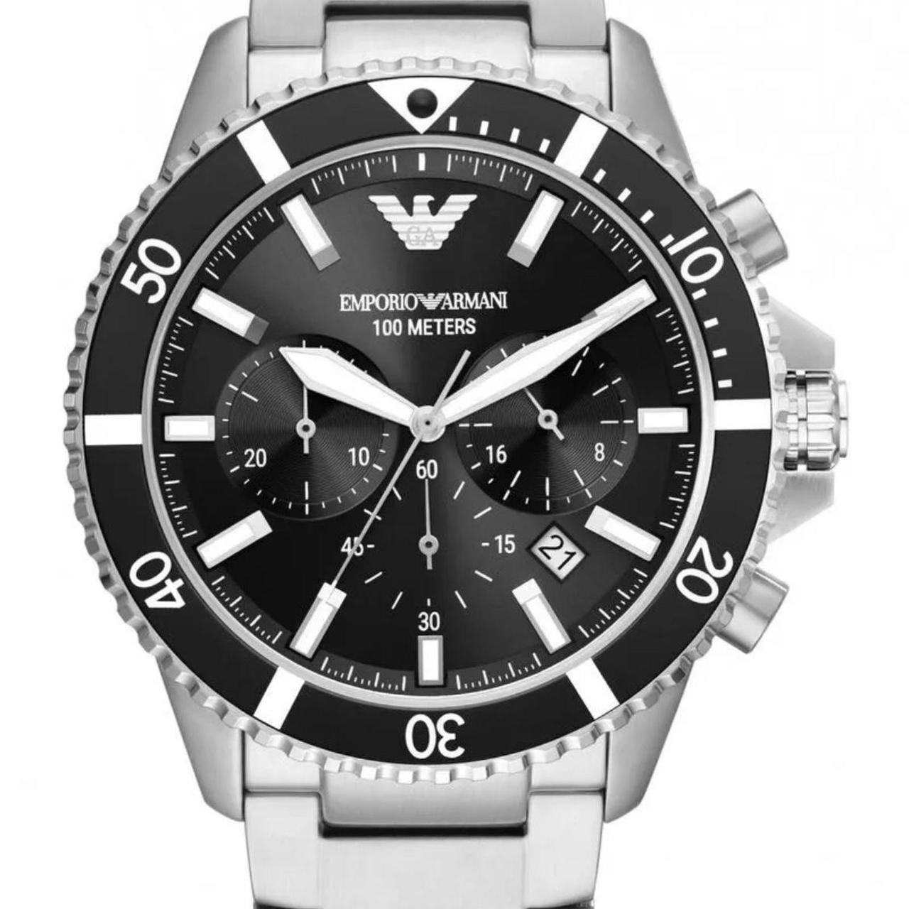 Emporio Armani Men's Black Watch - AR11360 BNWT - Depop