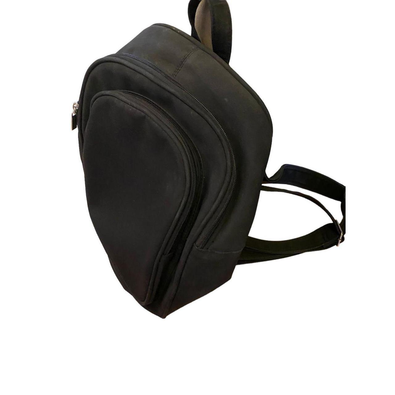 Unbranded black classic backpack/handbag Great... - Depop