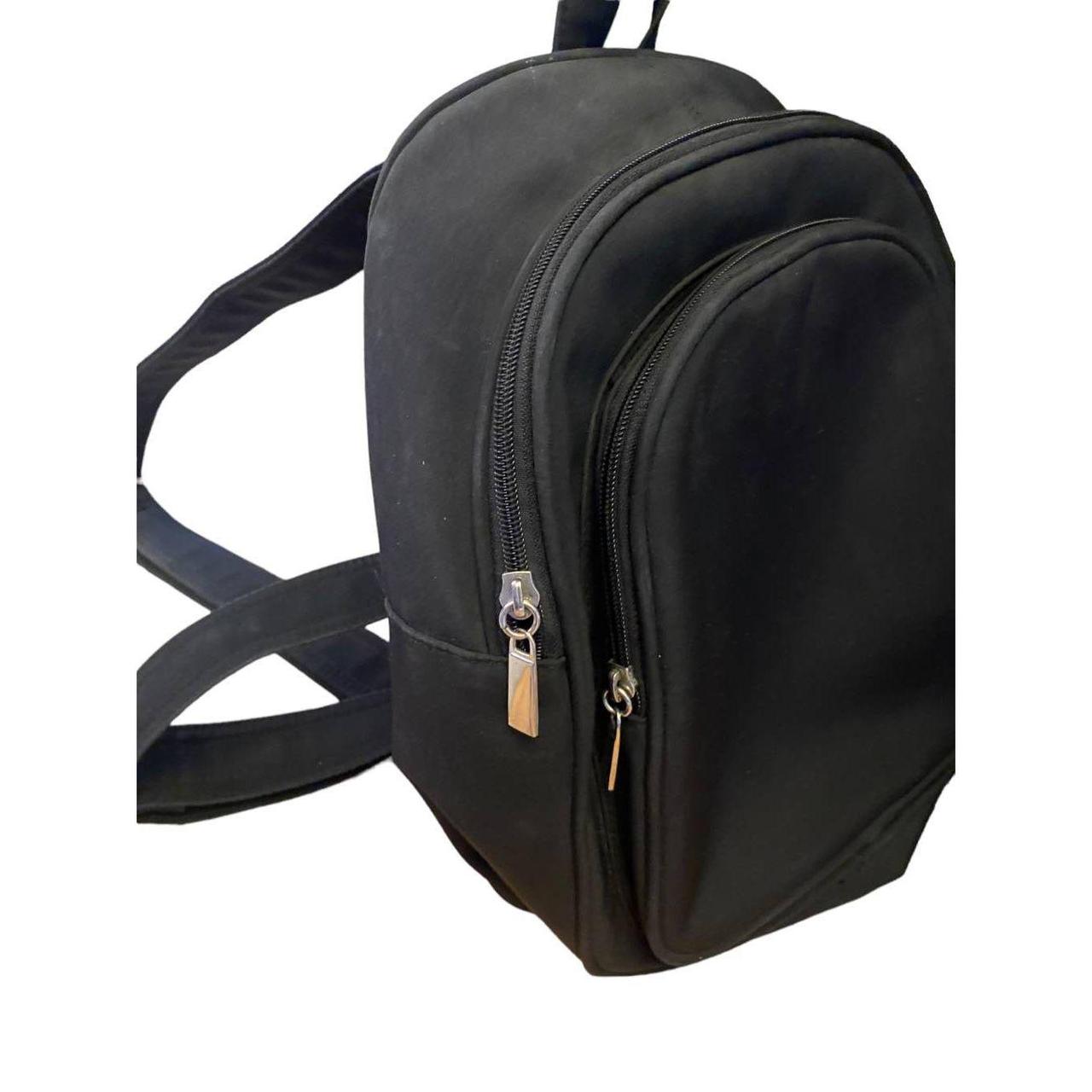 Unbranded black classic backpack/handbag Great... - Depop