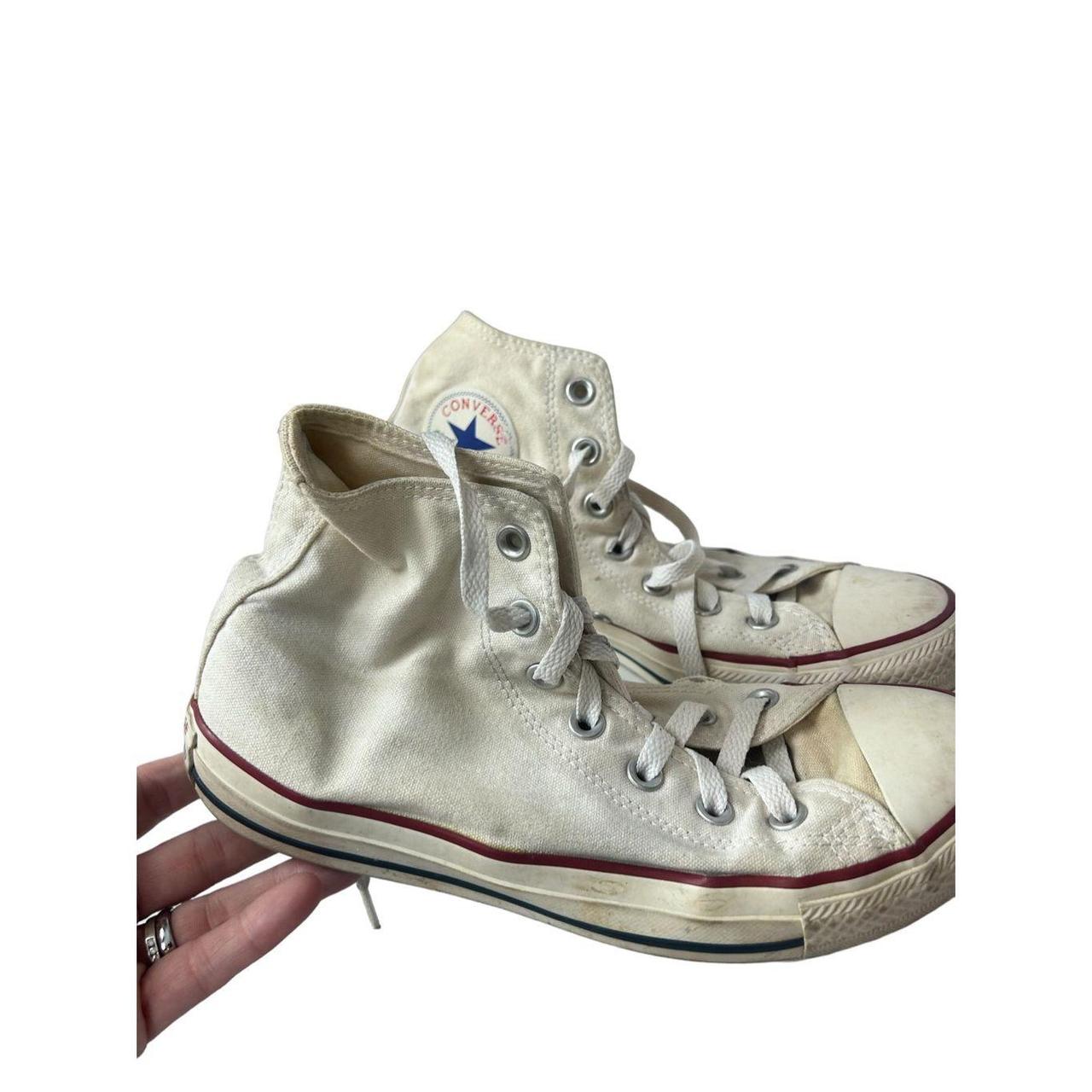 Converse Chuck Taylor All Star M7650 White Hi-Tops... - Depop