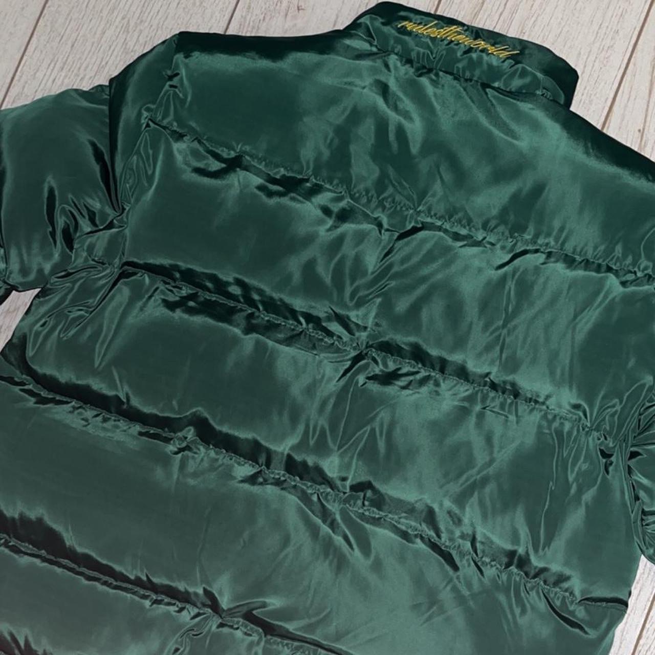 Corteiz Men's Yellow and Green Jacket | Depop