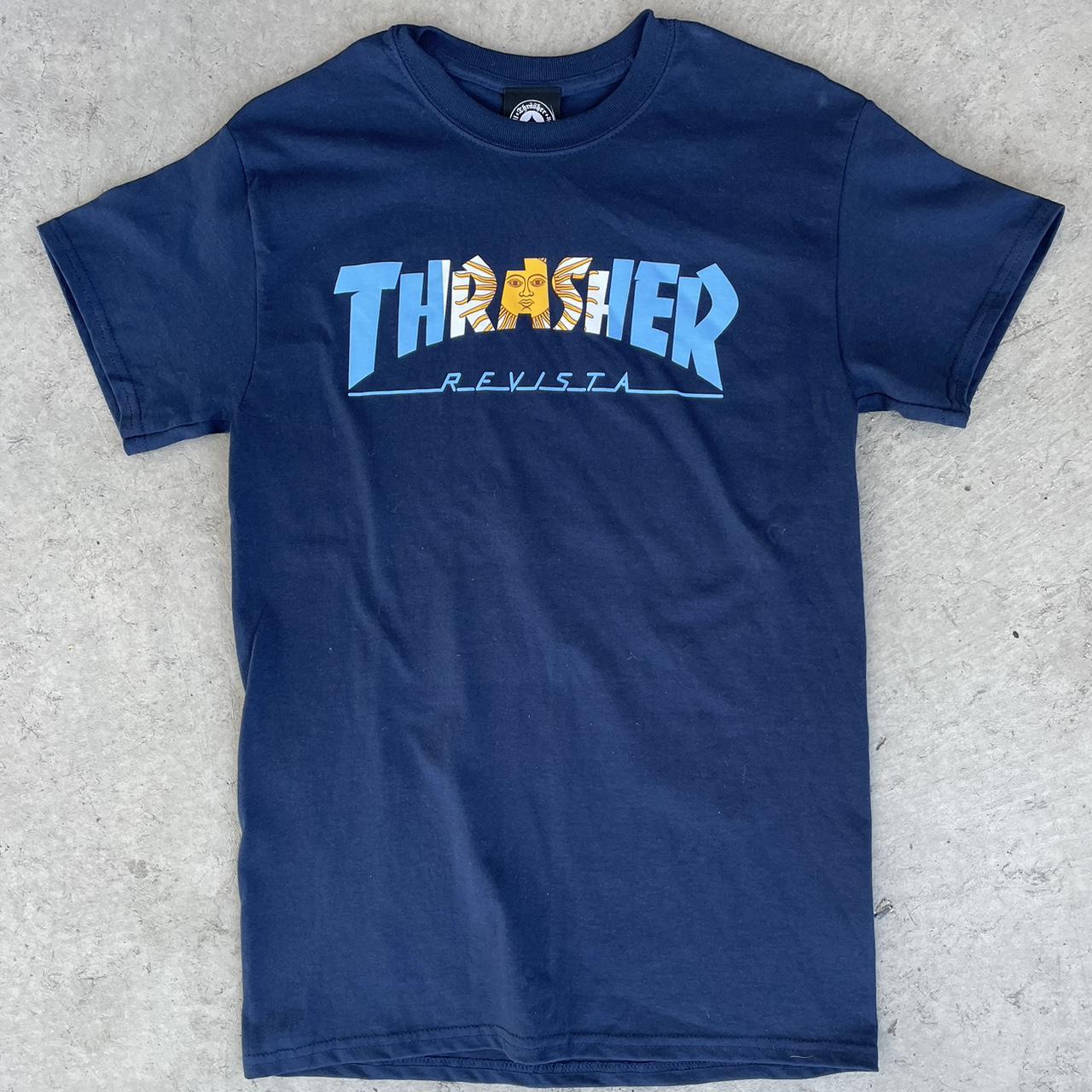 Thrasher Revista Graphic Tee Uncommon Thrasher... - Depop