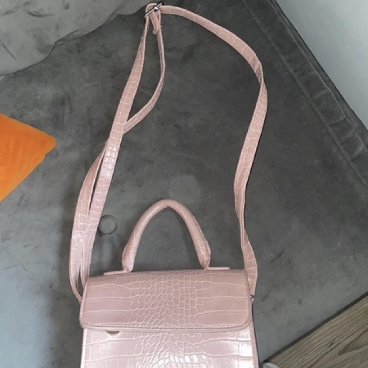 Primark pink crossbody / mini bag. Strap to go... - Depop