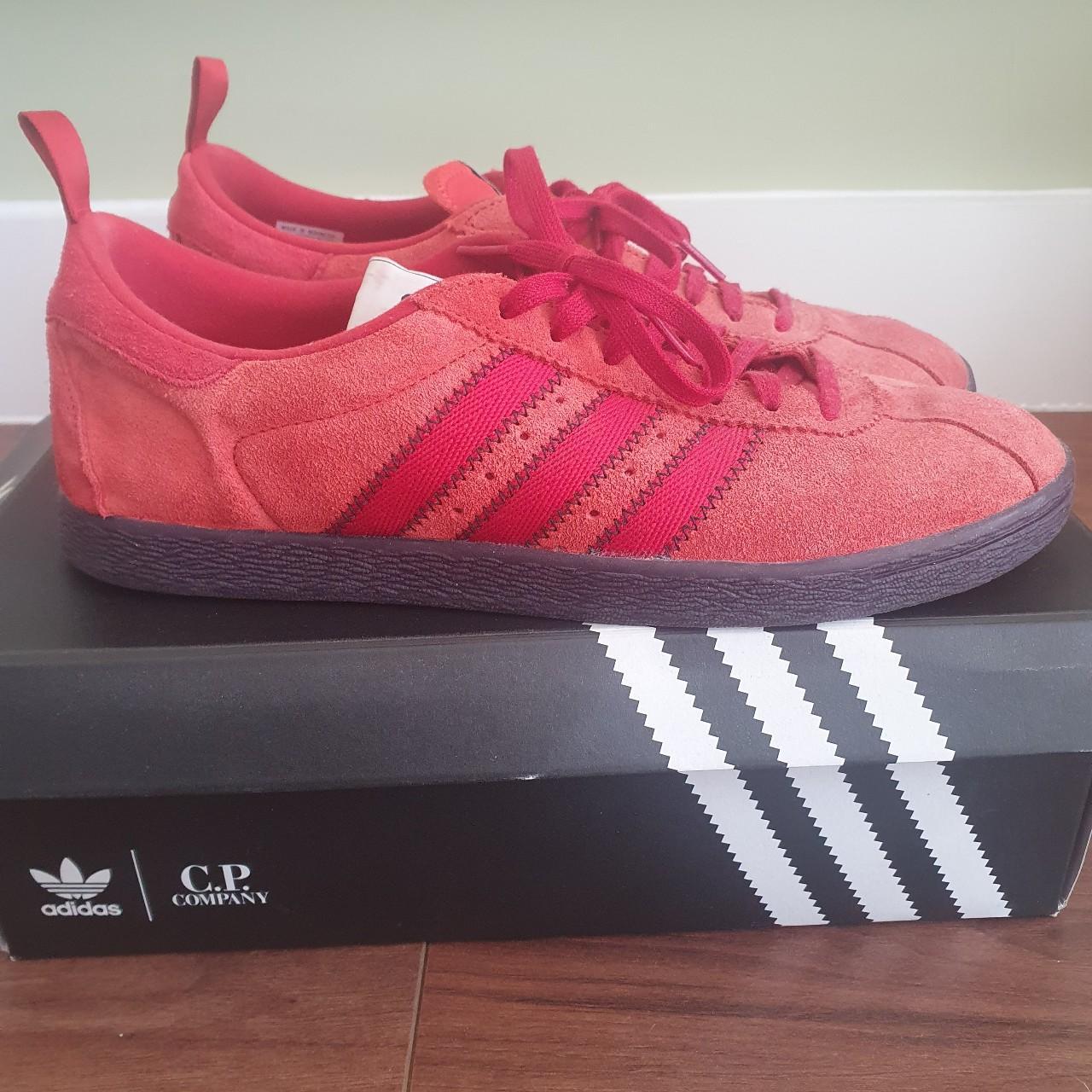 Adidas Originals Men's Red Trainers | Depop
