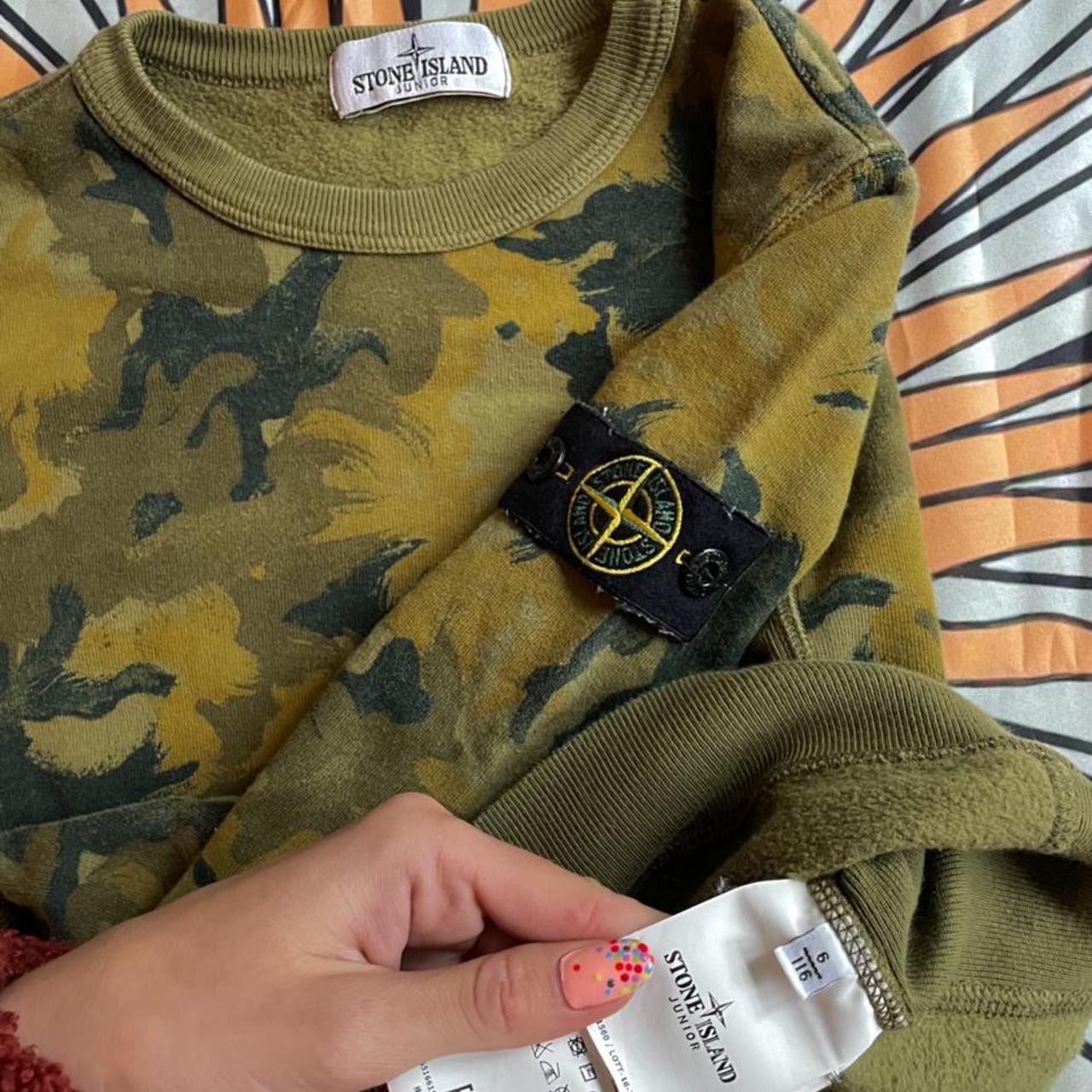 Stone island jumper 🍀 Camouflage stone island jumper... | Depop