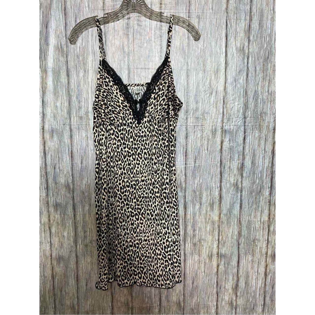 Leopard Print Nightie intimates XL - Depop