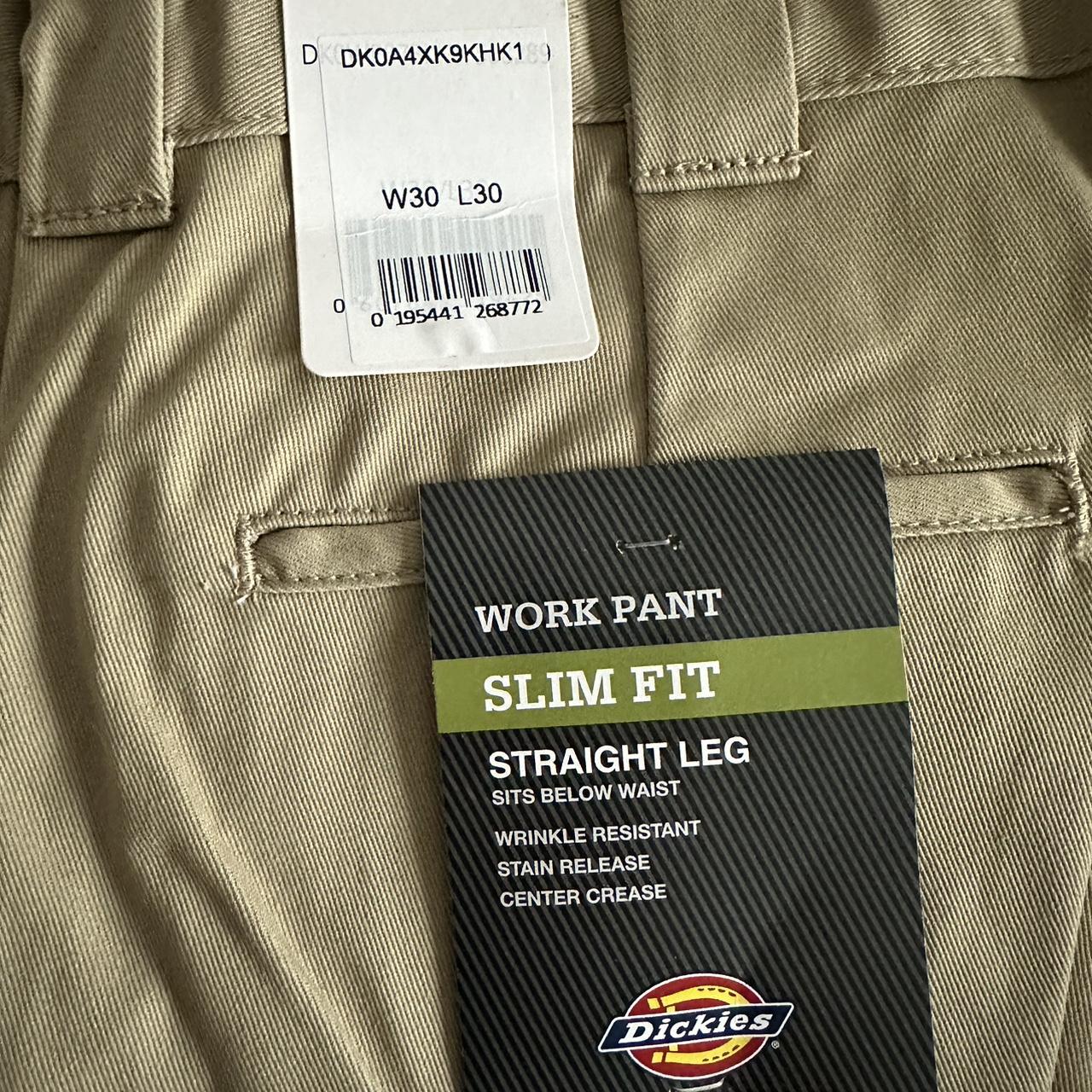 Dickies Trousers - Slim Fit Straight Leg Work... - Depop