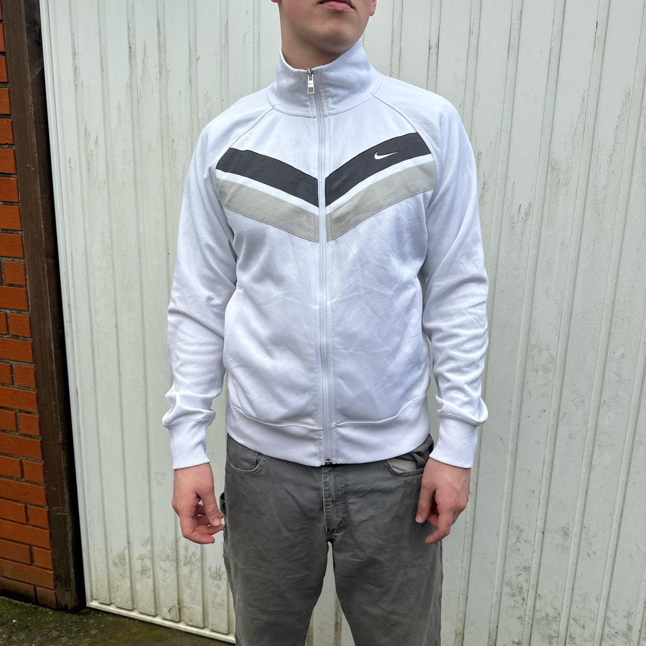 Nike 00’s zip up jacket Size M 22.5 inch ptp 25... - Depop