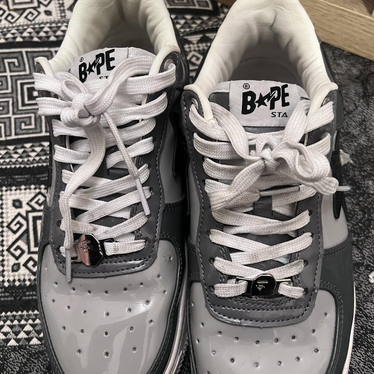 BAPEstas grey/dark grey recent purchase no box... - Depop