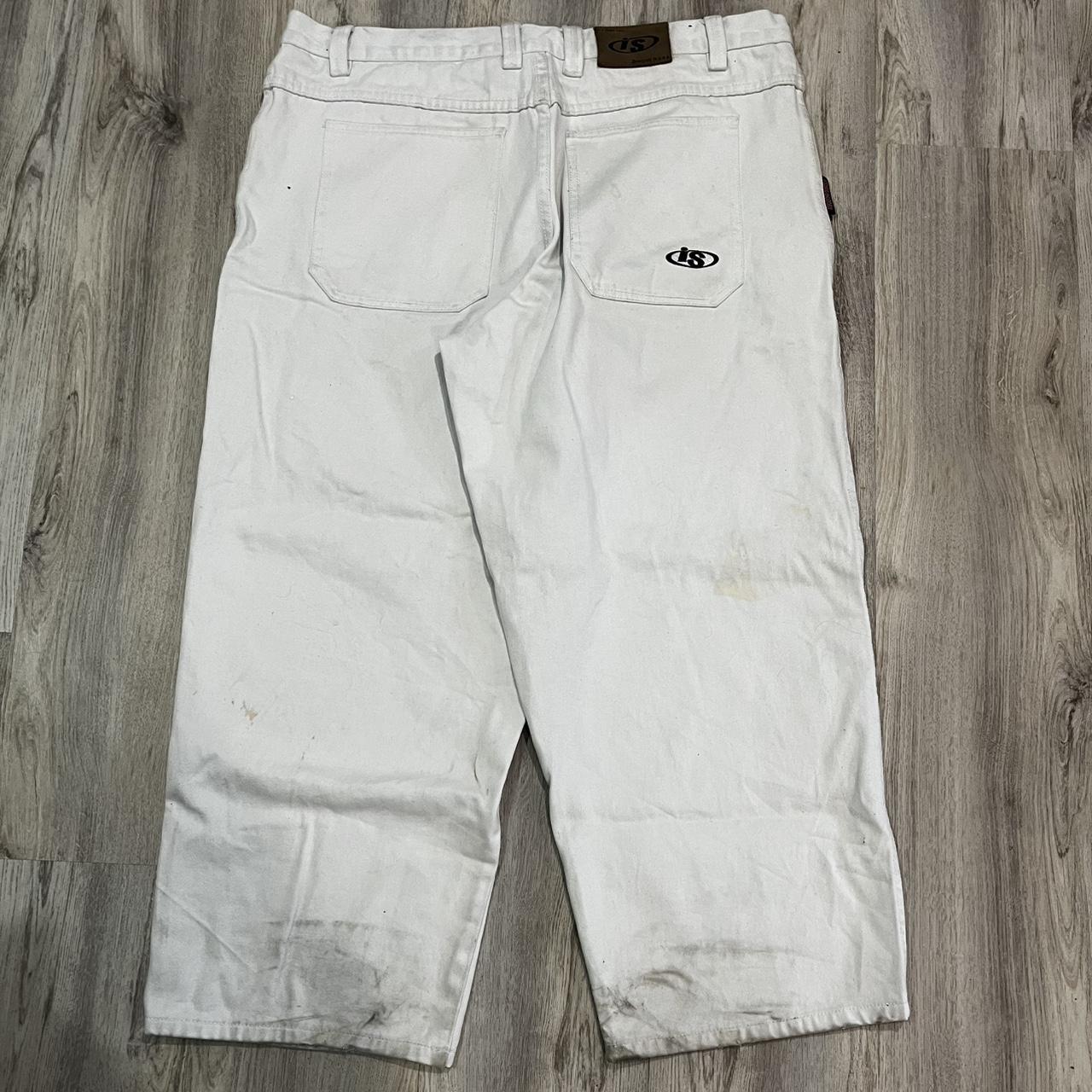 Baggy white interstate jeans Super nice fit on... | Depop
