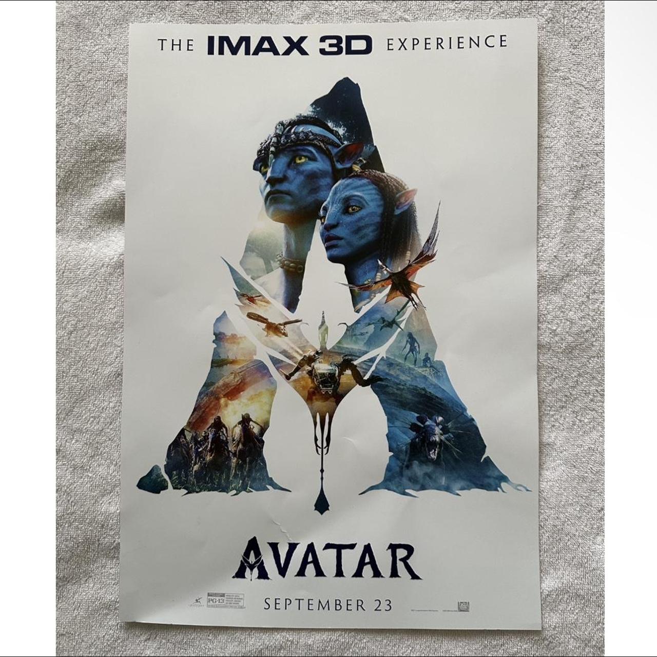Avatar Re-Release IMAX 3D 2022 13x19 Movie Poster... - Depop