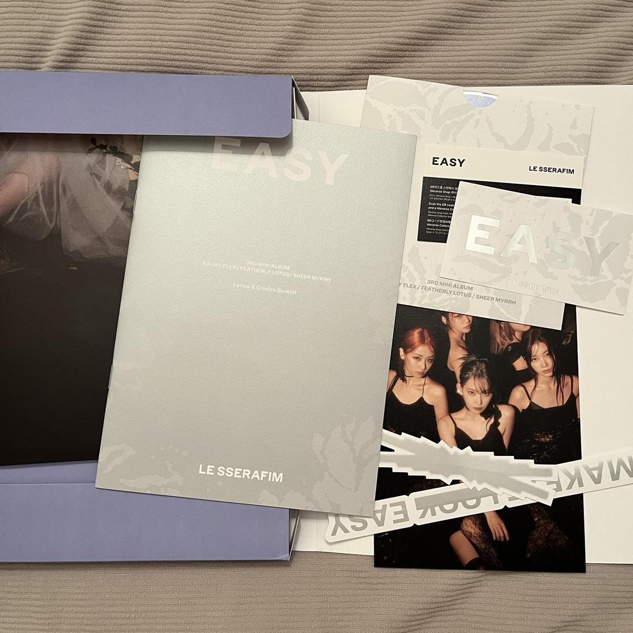 le sserafim easy opened album vol.2 featherly... - Depop
