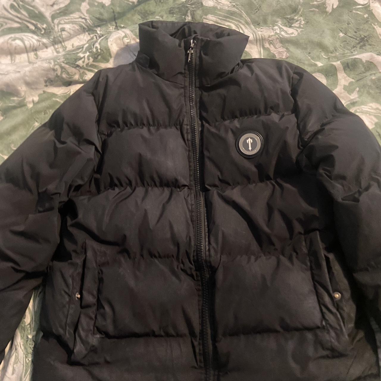 Small black trapstar jacket - Depop