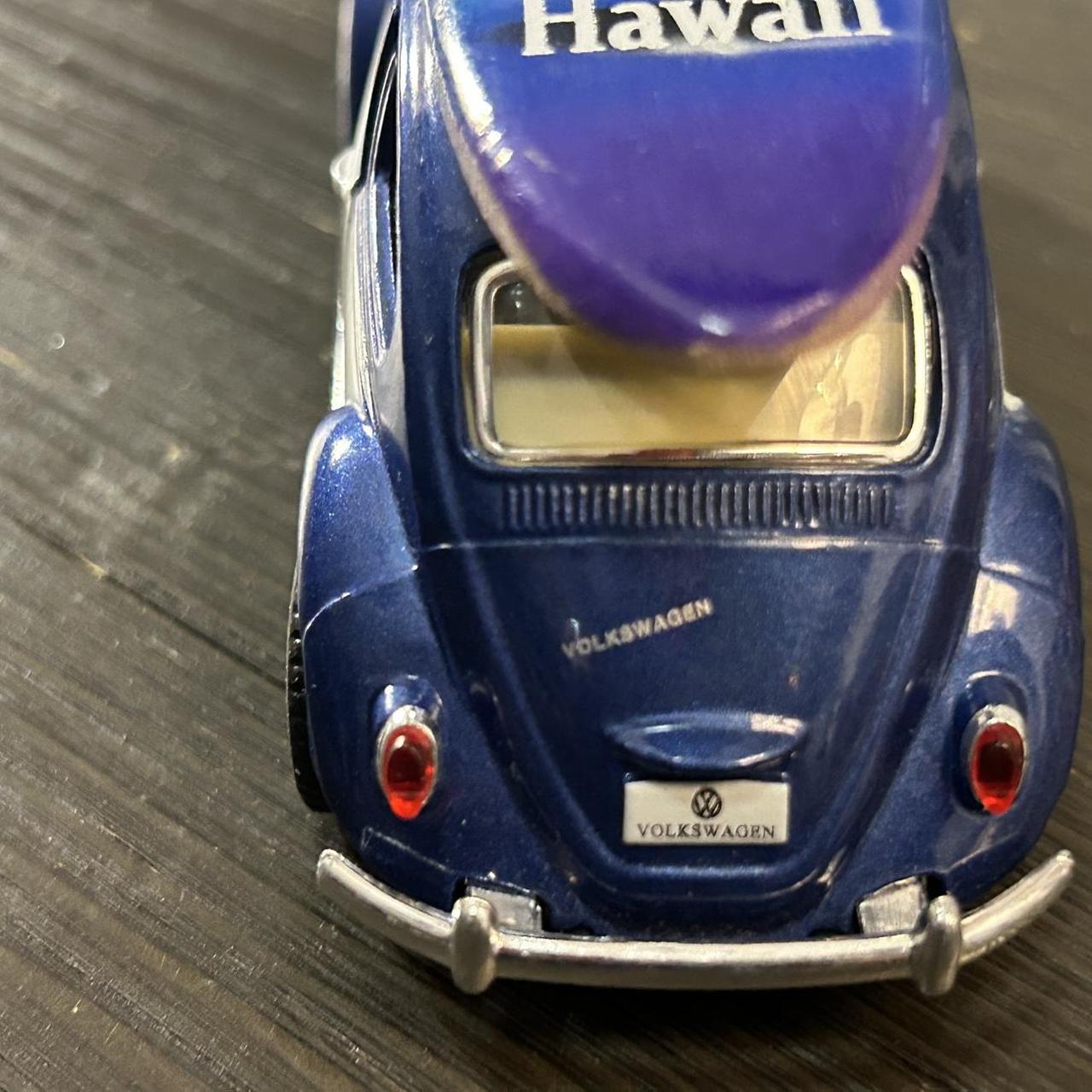 Blue Volkswagen Beetle Hawaii car model with Hawaii... | Depop