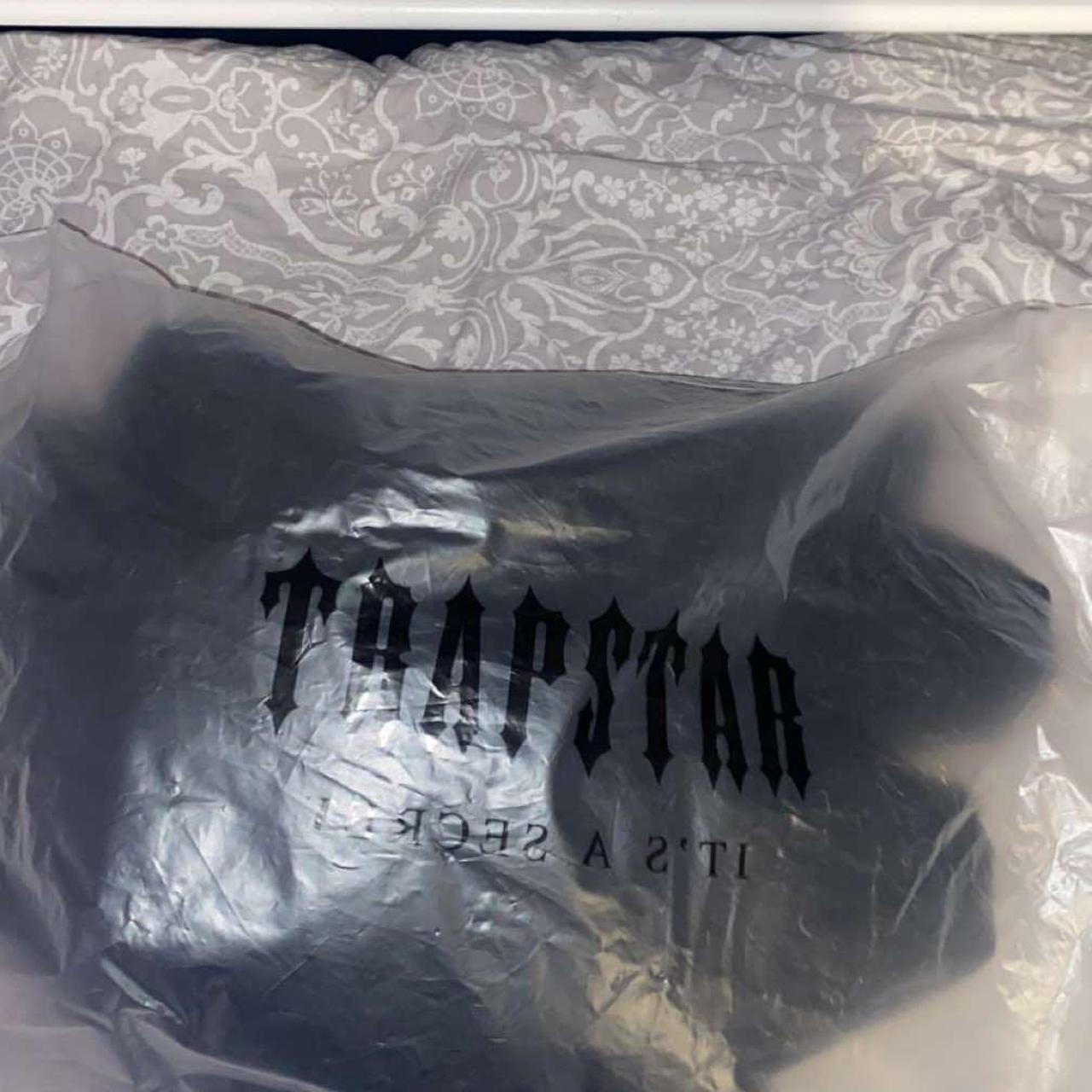 Trapstar hyperdrive coat black and white New with... - Depop