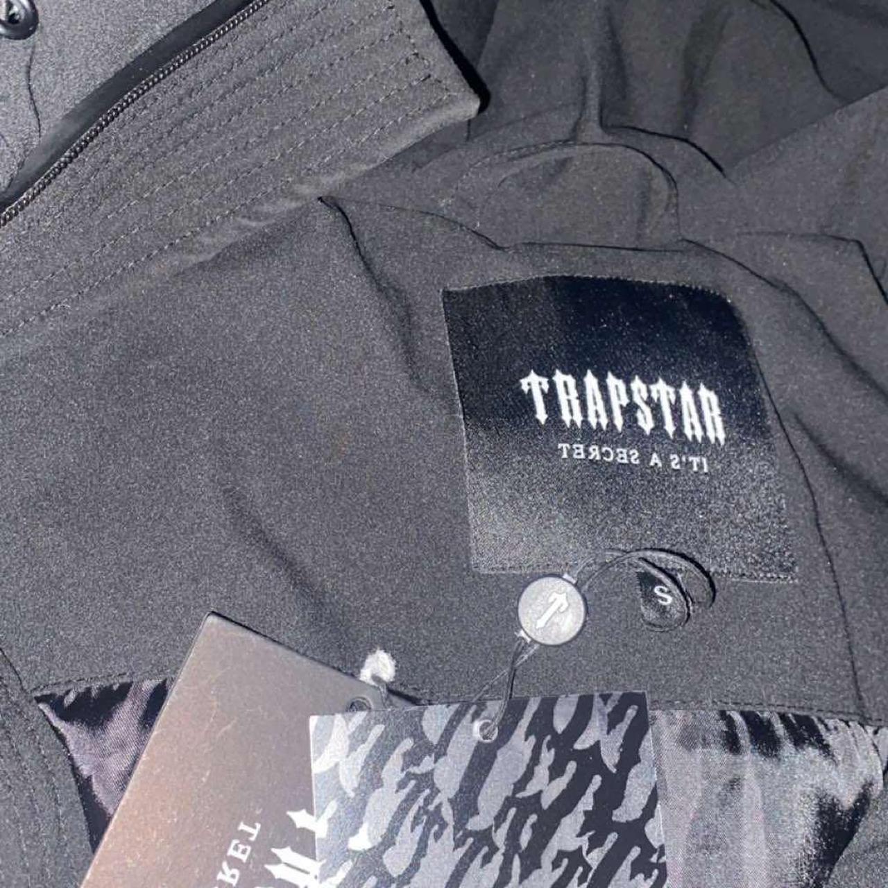 Trapstar hyperdrive coat black and white New with... - Depop