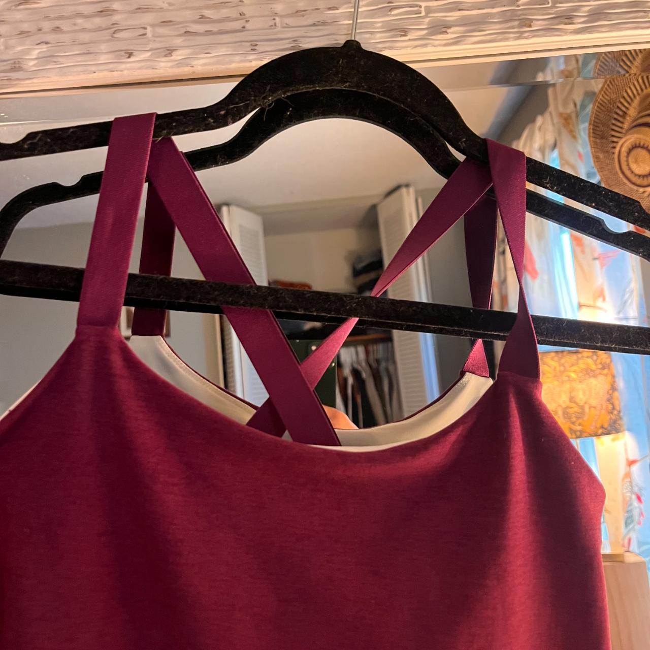 Purple beyond yogda athletic dress with white shorts... - Depop