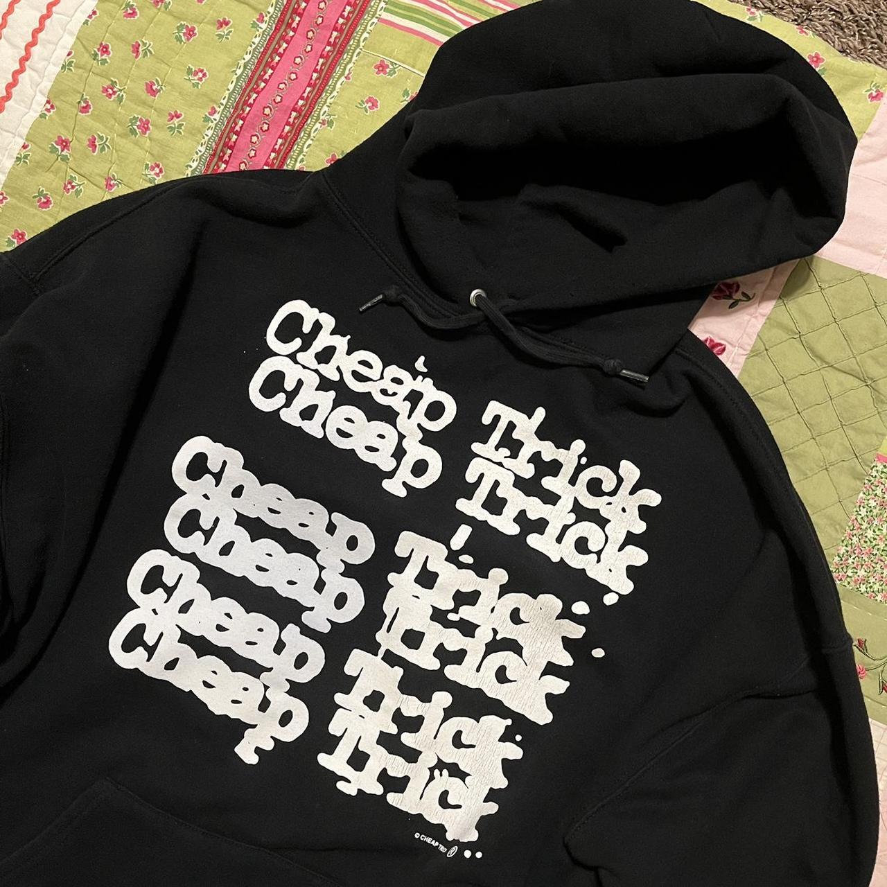 vintage y2k Cheap Trick band hoodie super cool graphic - Depop