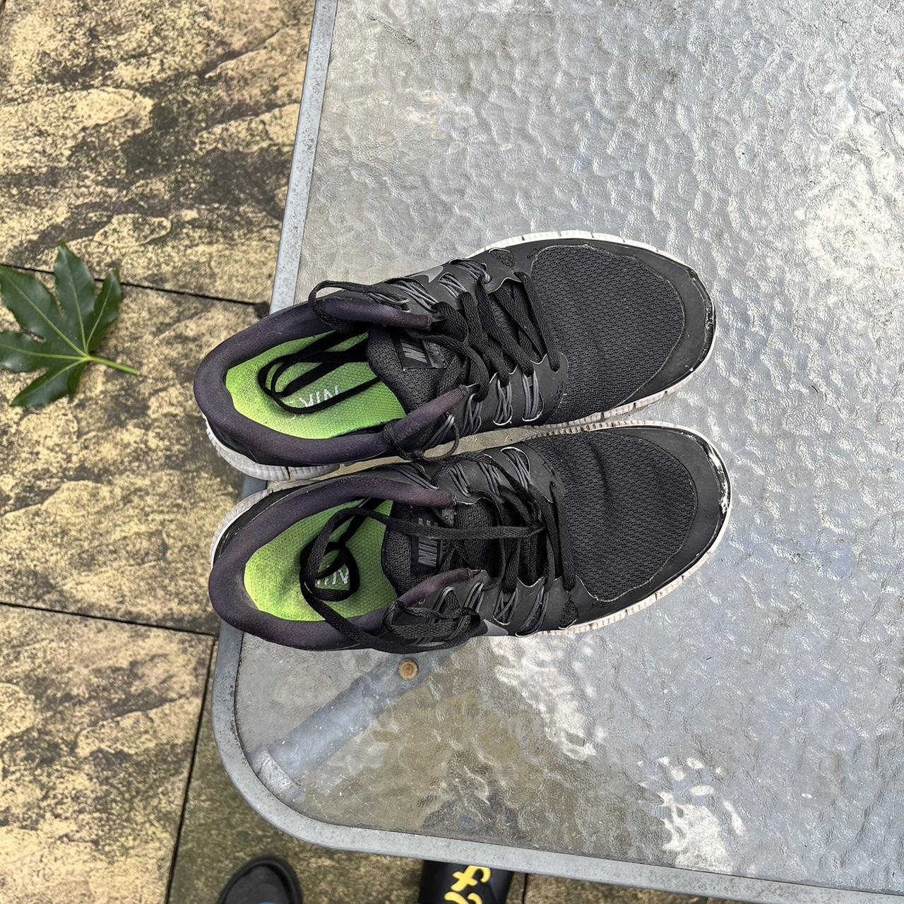 - Men’s Nike black running trainers - Well worn but... - Depop