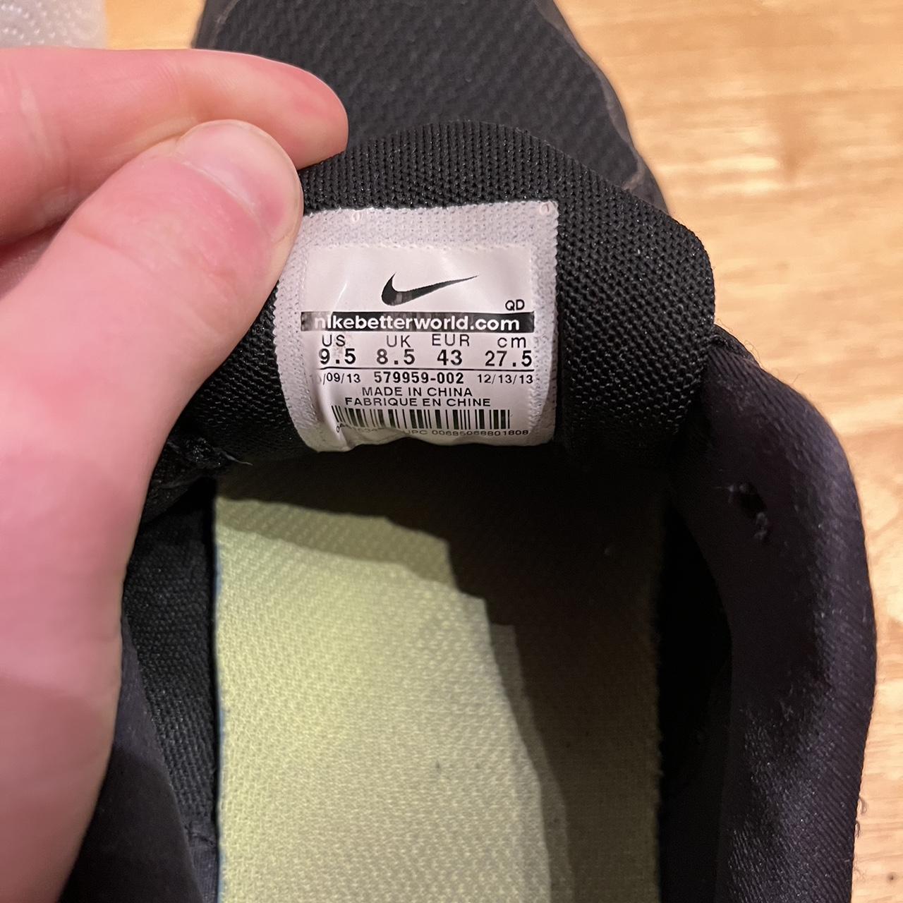 - Men’s Nike black running trainers - Well worn but... - Depop