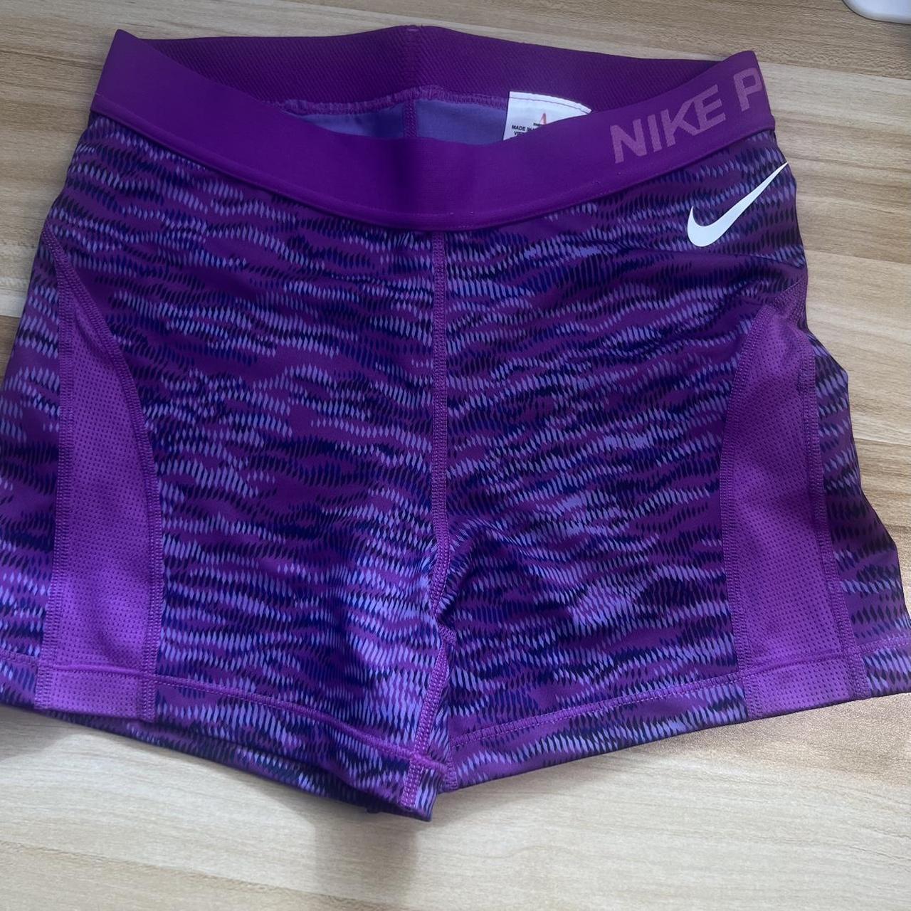 Classic purple Nike pro #nikepros Size - medium fits... - Depop