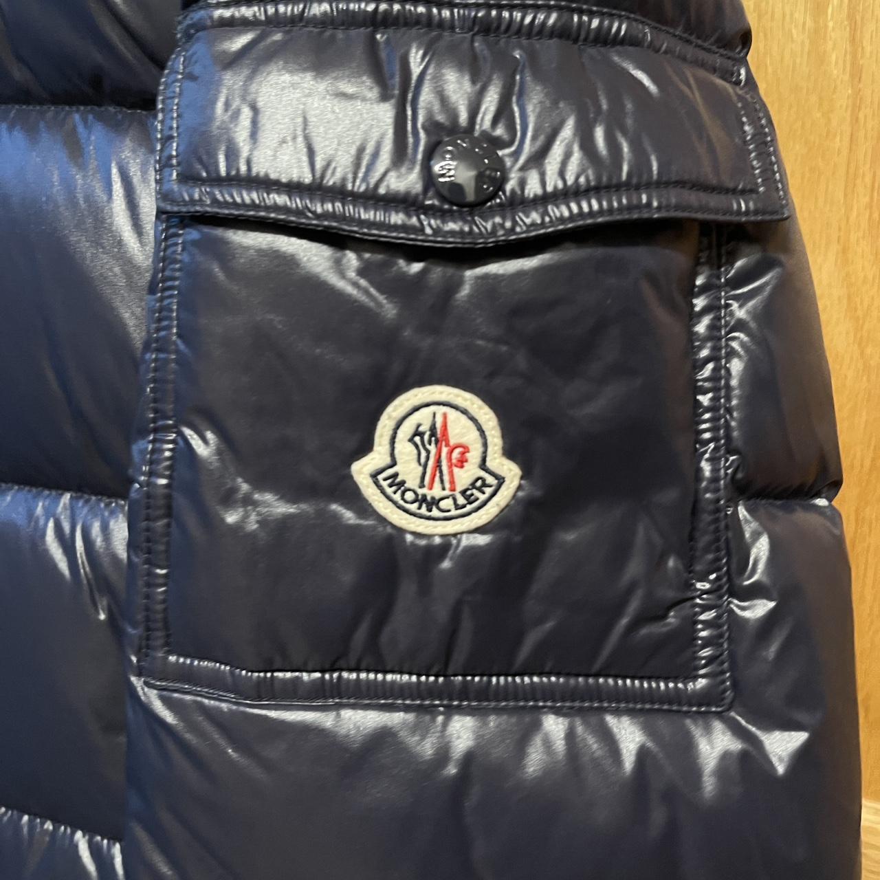 MONCLER MAYA PUFFER NAVY ADULT SZ L (4) NEGOTIABLE... - Depop