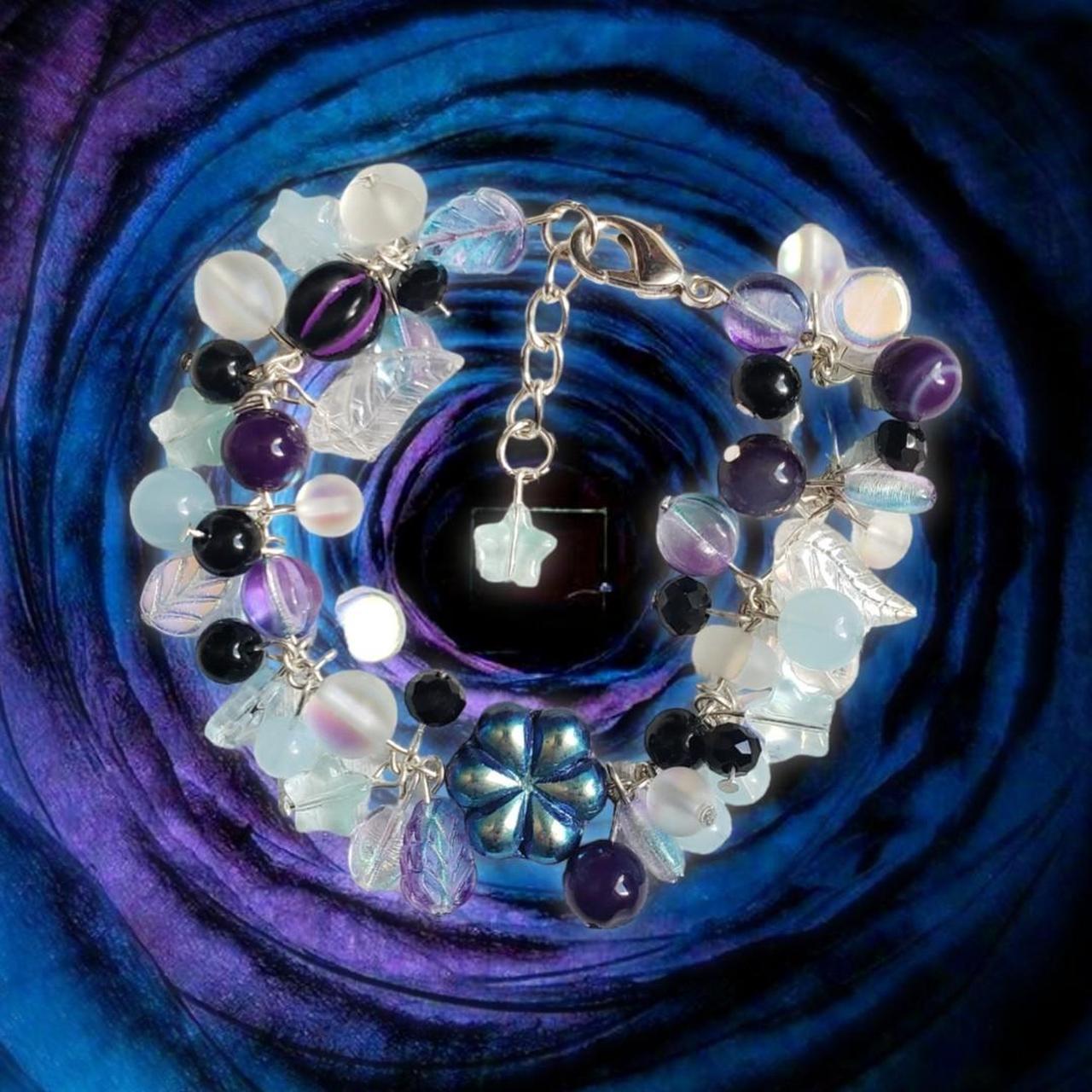 coraline inspired clutter bracelet ️🖤 handmade by... - Depop