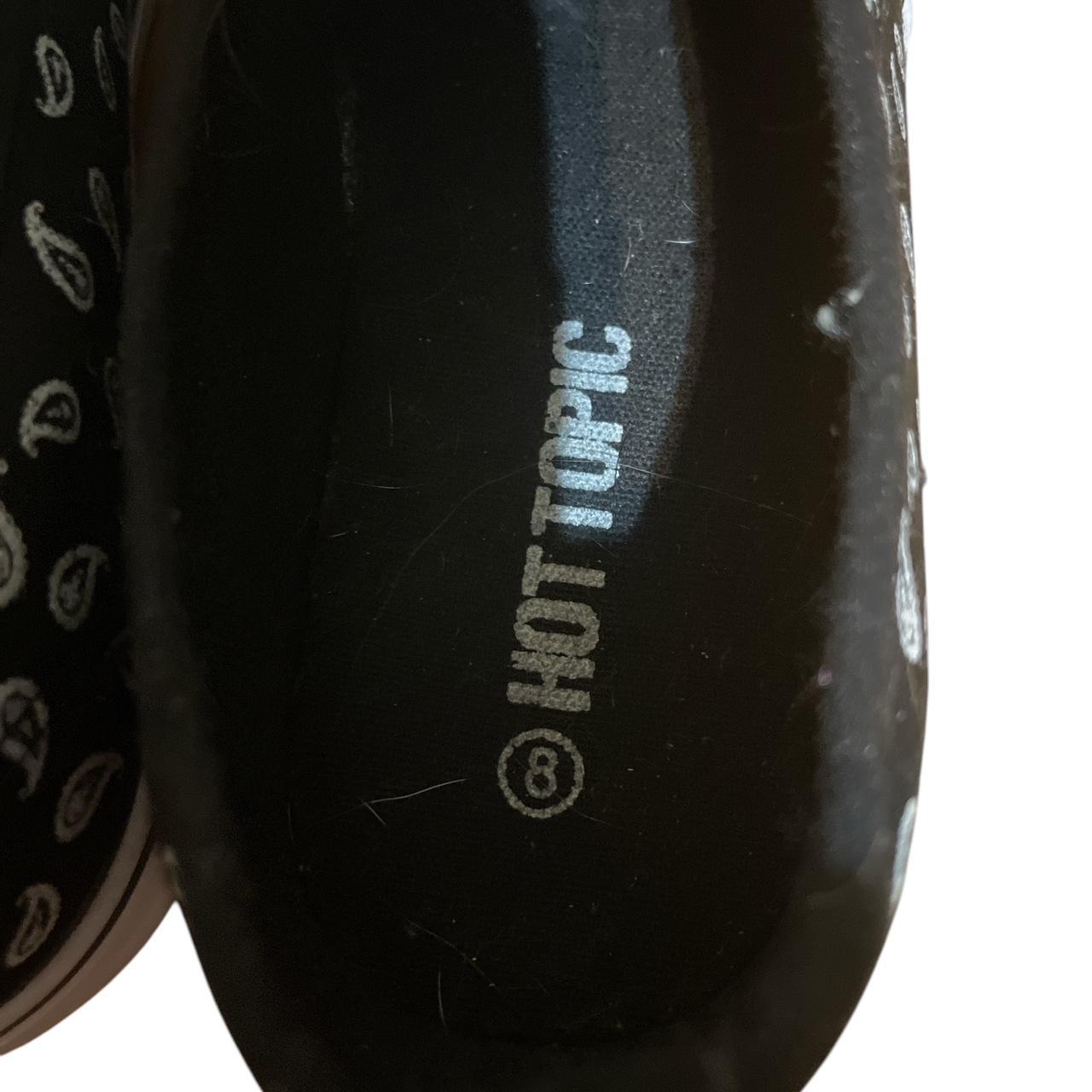 #Hot Topic Shoes | Hot Topic Skull Slip Ons | Color:... | Depop