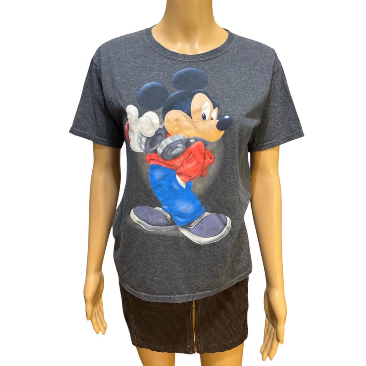 Grey Disney Mickey Mouse with his headphones... | Depop
