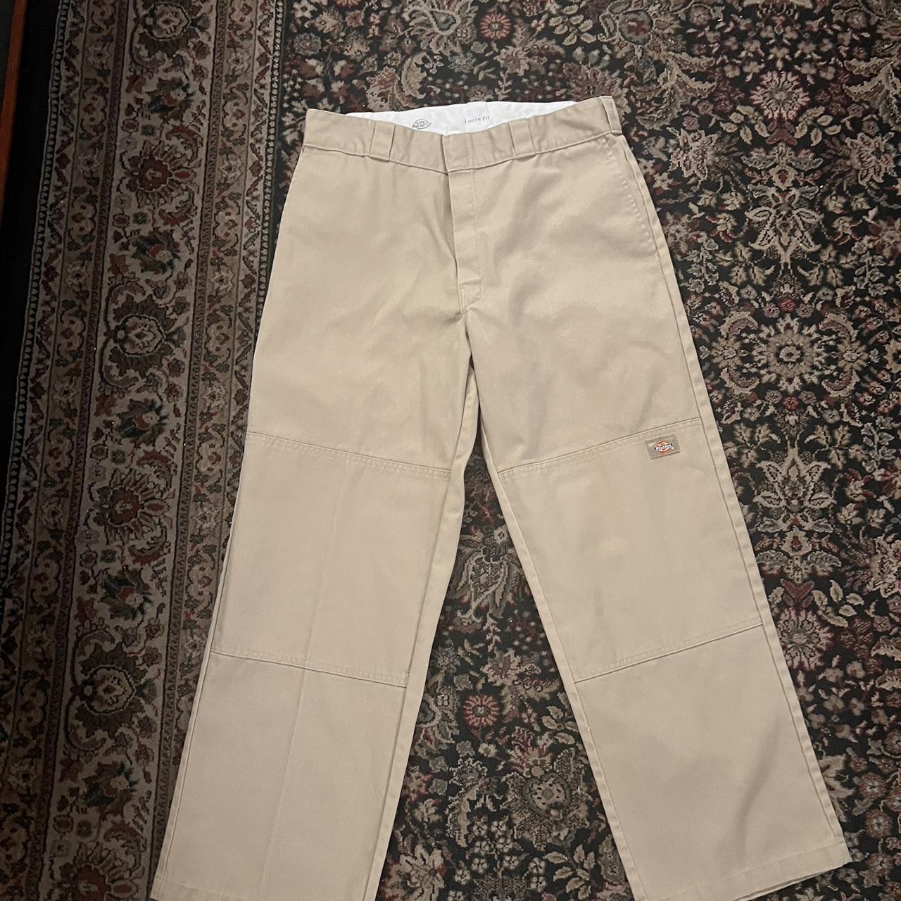 Dickies Double Knee Khaki Color 34x30 #dickies... - Depop