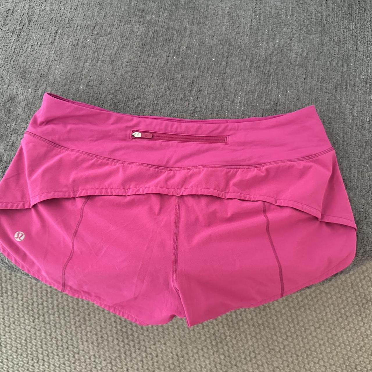 Pink Lulu Shorts Look Brand New Only Wore A Few Times Depop
