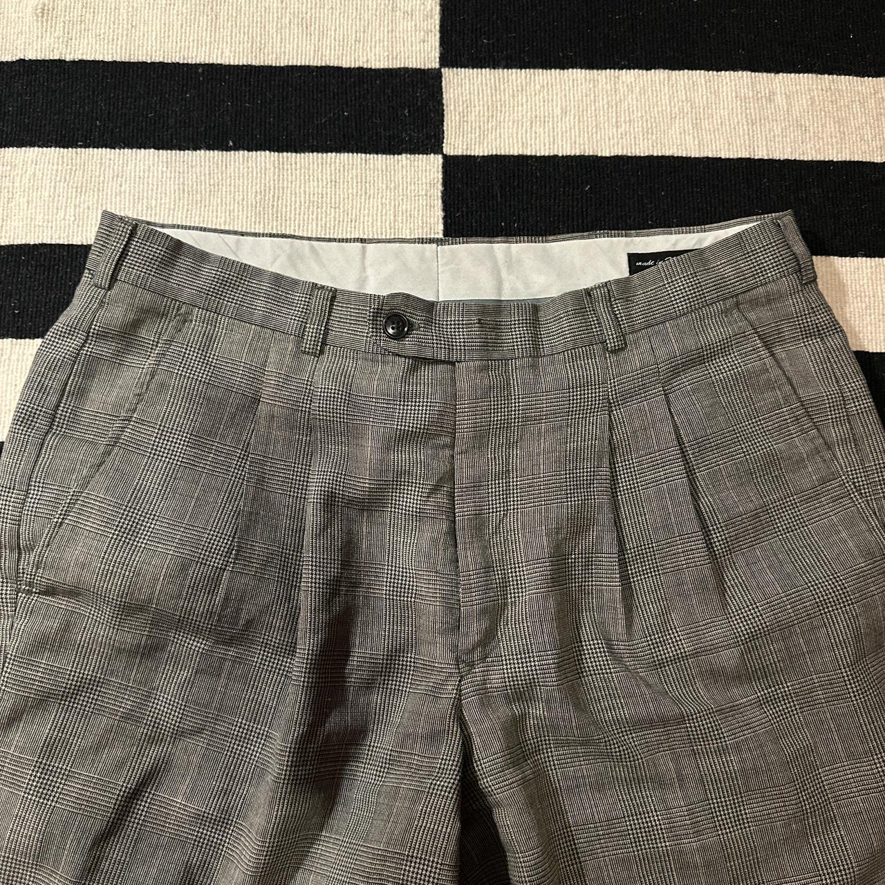 Vintage plaid pleated slacks #trousers #suiting | Depop